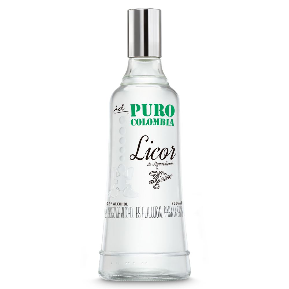 Licor De Aguardiente Puro Colombia 750Ml | SuperBooM